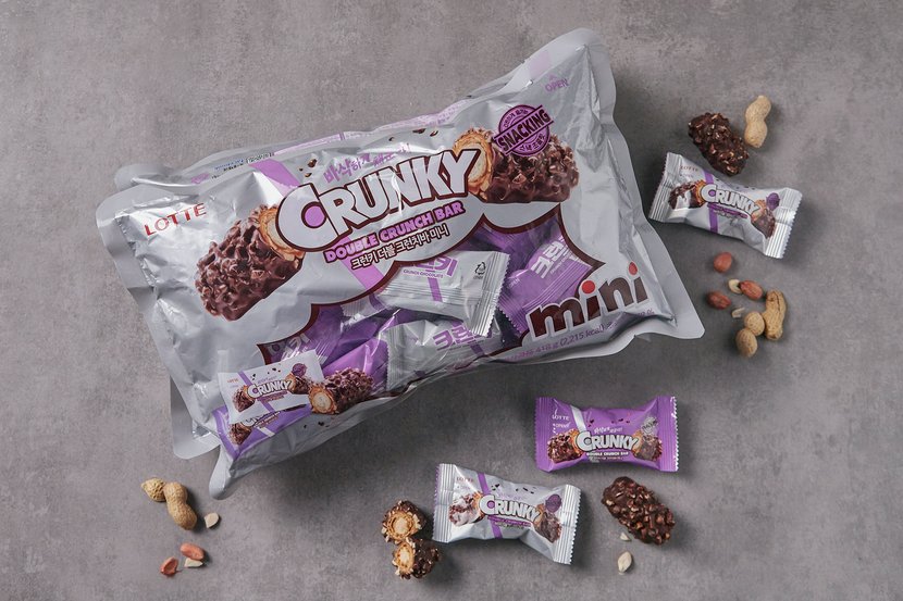 ktown4u.com : [LOTTE] Crunky Double crunch bar mini 418g*1PACK